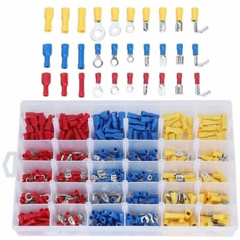 480pcs Cosses Electriques, Cosse Electrique plates Connecteurs, Bornes ...