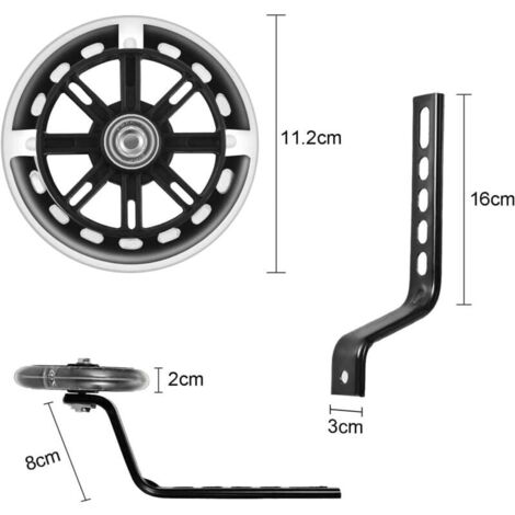 Roue Auxiliaire, Stabilisateur Velo Enfant, Roues Stabilisatrices Vélo ...
