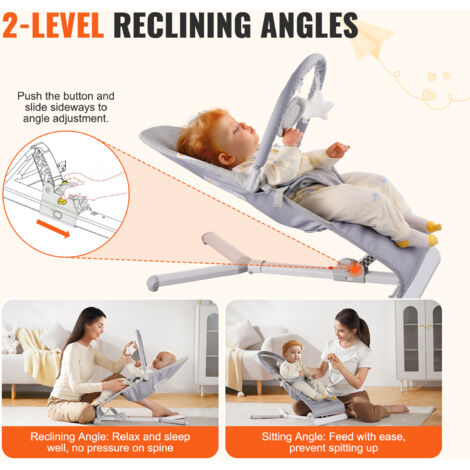 Mophorn Transat pour bébé , siège transat pliable pour bébés de 0 à 9 ...