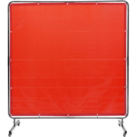Mophorn Écran de soudage 6' x 6' avec cadre, protection en vinyle ...
