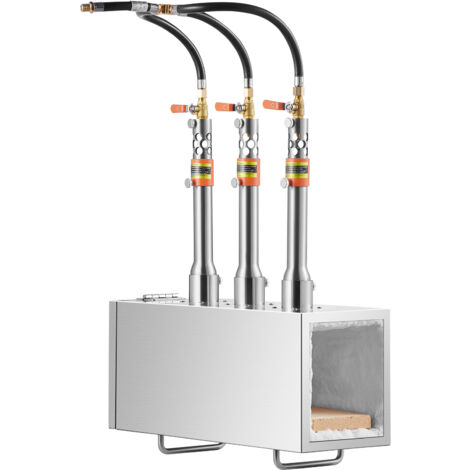 Mophorn Portable Propane Forge, 3-Burner, 2600℉ for Tool & Knife Making ...