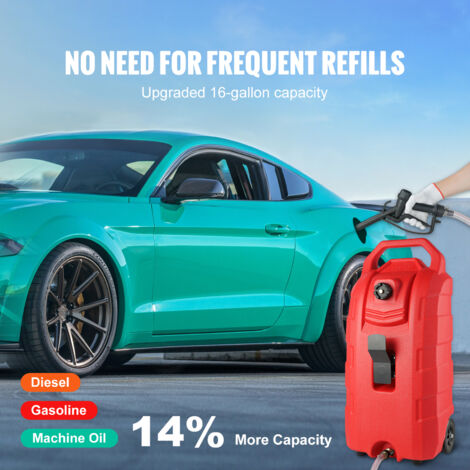 Mophorn Bidon de carburant de 16 gallons, réservoir de stockage de gaz ...