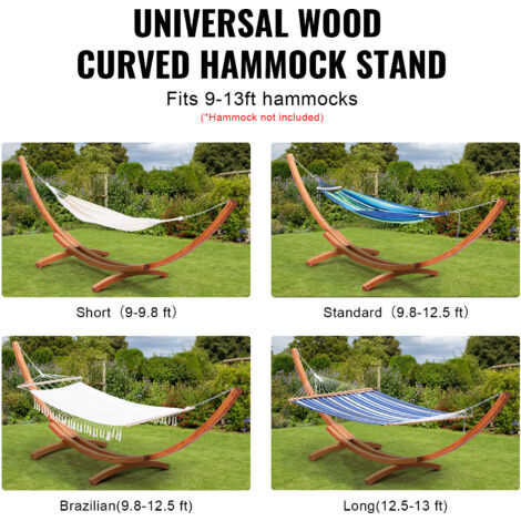 Mophorn Support de hamac en bois , capacité de 475 lb, cadre universel ...