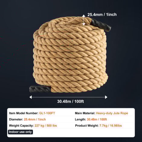 Mophorn Corde d'escalade de gym, corde d'entraînement de fitness, corde ...