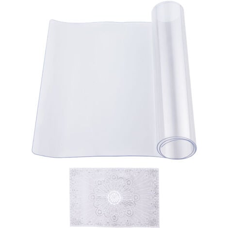 Mophorn Protection de table en plastique, 35,6 x 61 cm, 1,5 mm d ...