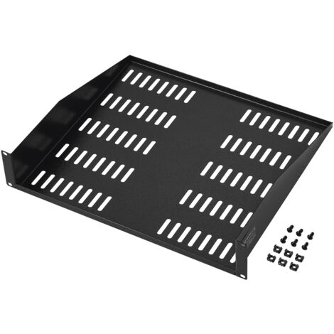 Mophorn Étagère de serveur 2U, profondeur 16"/406 mm, capacité de ...