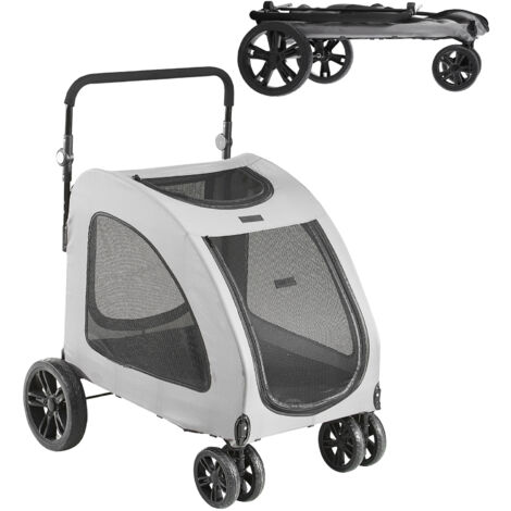 Mophorn, Poussette pour animaux de compagnie à 4 roues capacité de 160 ...