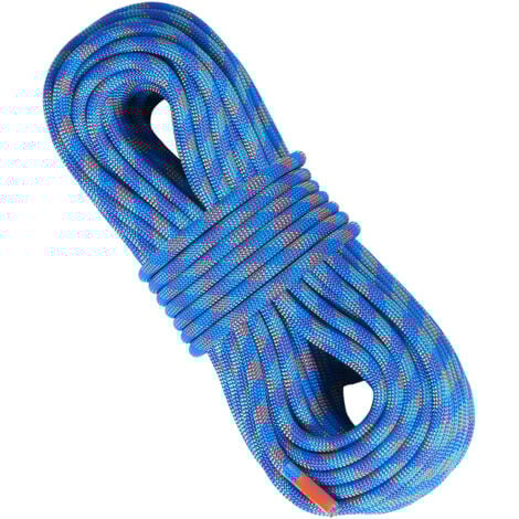Mophorn Corde d'escalade dynamique 10,2 mm 50 m, corde d'escalade ...