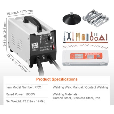 Mophorn Kit de réparation de bosses pour soudeuse à goujon, extracteur ...