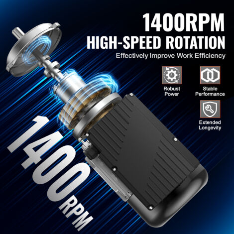 Mophorn Moteur électrique, moteur de compresseur d'air monophasé, 5,45 ...