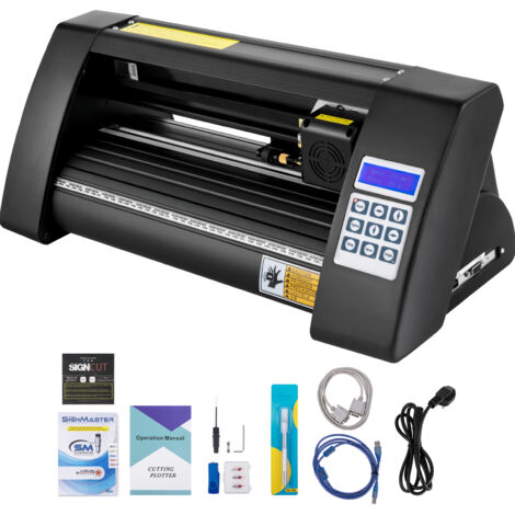 Mophorn Vinyl Cutter 375mm Plotter LED Screen Semi-Automatique Optical ...