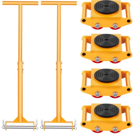 Mophorn Patin à roulettes pour machine 6T, capacité de 13 228 lb ...