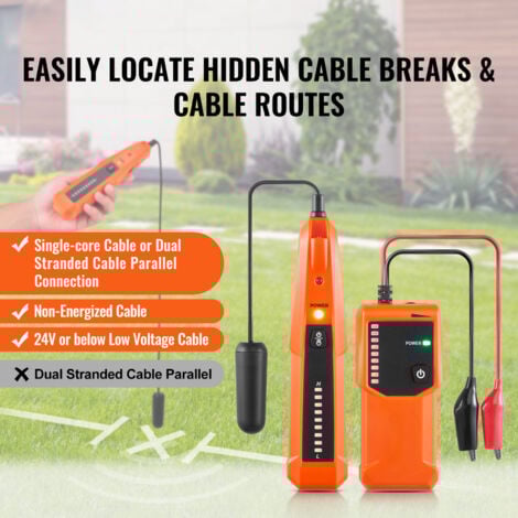 Mophorn Localisateur de câbles souterrains, profondeur de détection ...