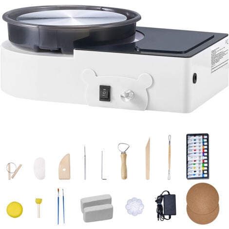 Mophorn Mini tour de potier électrique avec plateau tournant de 158 mm ...