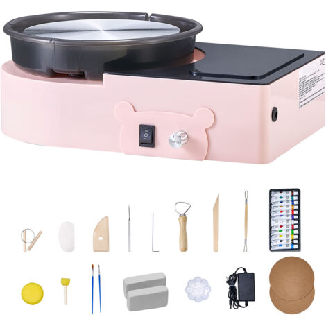 Mophorn Mini tour de potier électrique, équipé d'une roue de 158 mm ...