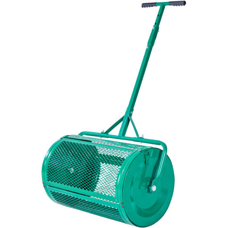 Mophorn Épandeur de Compost et Tourbe, 60 cm, Rouleau pour Gazon avec ...