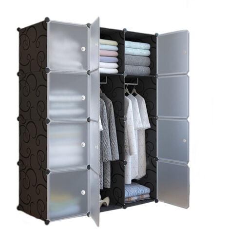 Armoire De Garde-Robe Portable, Armoire Modulaire Empilable De ...
