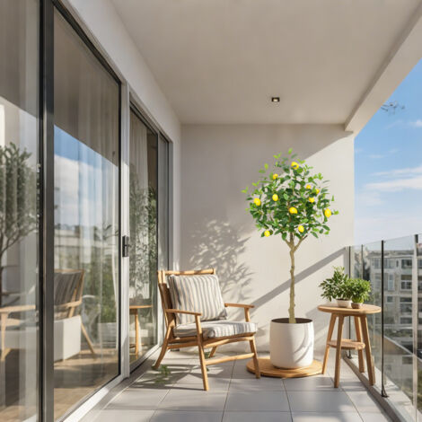 Citronnier Artificiel, Plante De Citron De 150cm De Haut En Pot, Arbre ...