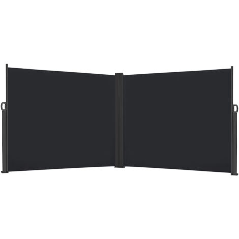 AUFUN Doppia Tende da Sole paravento Laterale Retrattile 160 x 600 cm ...