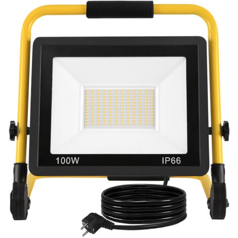 AUFUN LED Construction Destacar luz de trabajo, LED con cable de 3 m ...