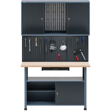 Kit d'atelier Küpper 14135, composé d'un établi 14118 (120x84x60cm), 1 ...