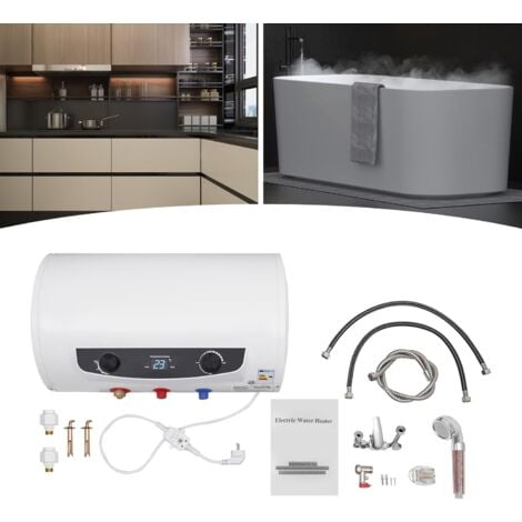 Boiler 30 L, 220V Elektro Warmwasserspeicher, Wandbefestigung ...