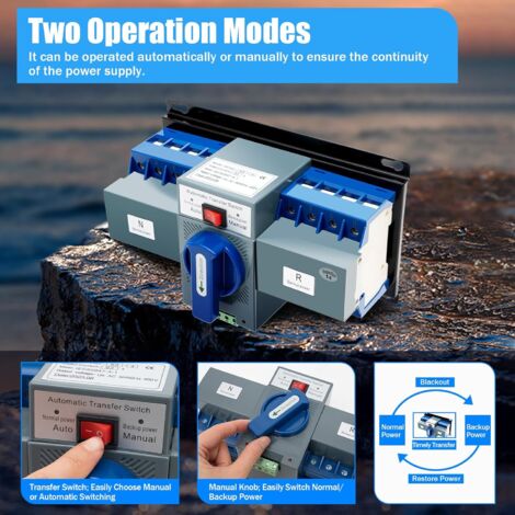 Automatischer Umschalter 63A 4P Home Dual Power Automatischer ...
