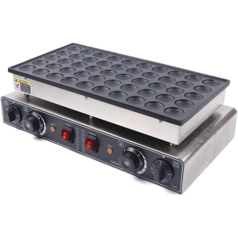 50-Loch Mini Dutch Pancakes Maker, Antihaftbeschichtete elektrische 50 ...