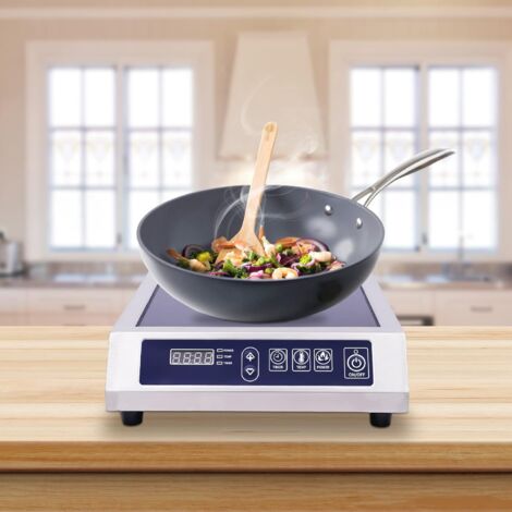 Elektrisches Induktionskochfeld, Edelstahl Induktions-Einzelkochplatte ...