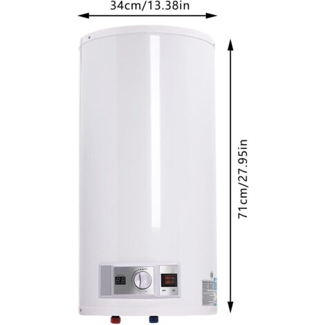 80L Speichertank, Boiler, Elektrischer Warmwasserspeicher, 220V Wand ...