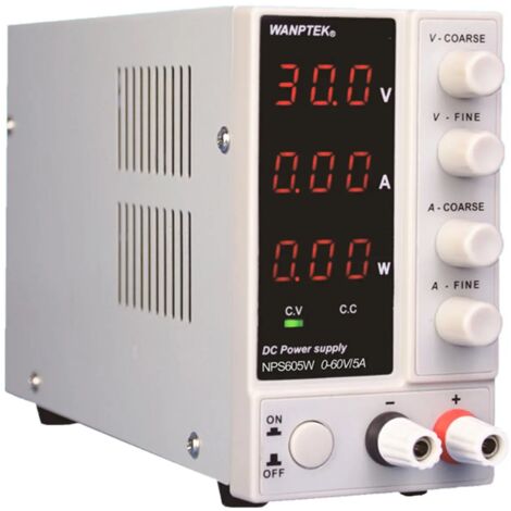 Regelbares DC Labornetzgerät 0-60V 5A Stabilisiert Labornetzteil ...