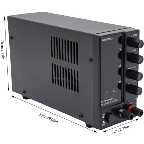 Labornetzteil 60V 5A DC Trafo Regelbar Netzgerät Digital mit 3 ...