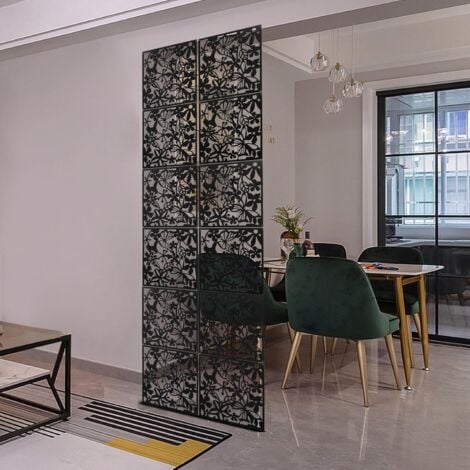 Raumteiler Hängend 12 Stück - DIY Hängender Raum-Teiler, Schwarzes ...