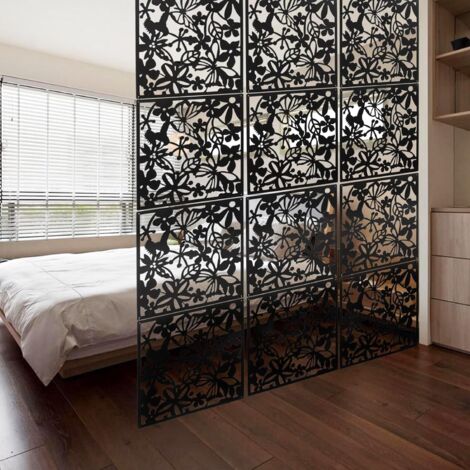 Raumteiler Hängend 12 Stück - DIY Hängender Raum-Teiler, Schwarzes ...