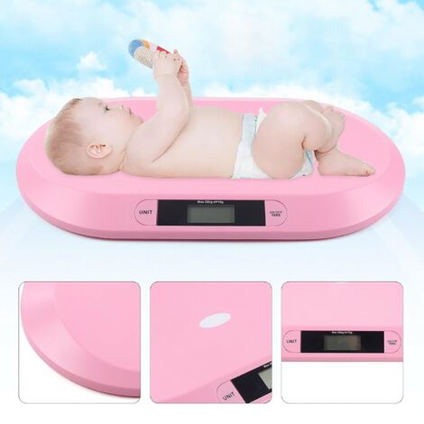 Babywaage Digital bis 20KG Baby Waage mit LED Anzeige Stillwaage ...