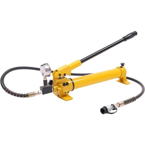 Hydraulische Handpumpe 700 Bar Hydraulik Handpumpe mit Manometer ...