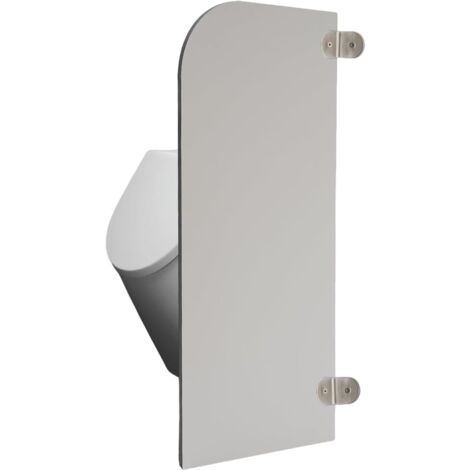 Urinal Trennwand Toilettenabtrennung Wandmontage Männer Toilette WC ...