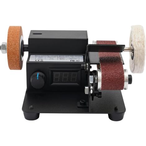 350W Mini Bandschleifer mit 10 Schleifbänder Elektrischer Schleifer 10. ...
