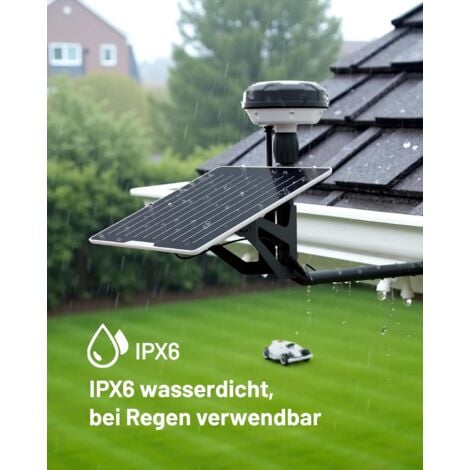 Mammotion Panneau Solaire pour Station de Référence RTK, Accessoire ...