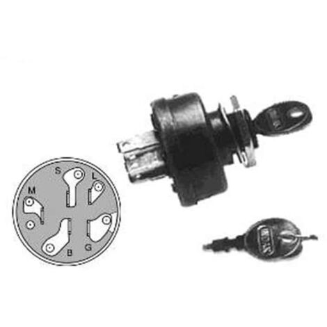 MTD CONTACTOR DE LLAVE 3 POSICIONES (MARCHA, PARO, CONTACTO) 5 PINES ...