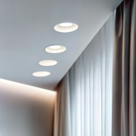 LED Downlight Einbaustrahlerring für Gips/Gipsplatten Integration Rund ...