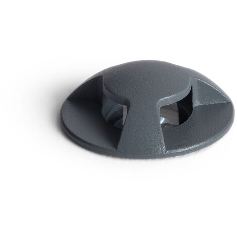 LED-Bodeneinbauleuchte Außen 1W Letso 3L Grau 2700K Warmweiß