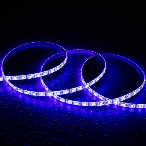 LED-Streifen 12V RGB SMD 60 LED/m 5m 9W/m Breite 10mm Schnitt 5cm IP65 RGB
