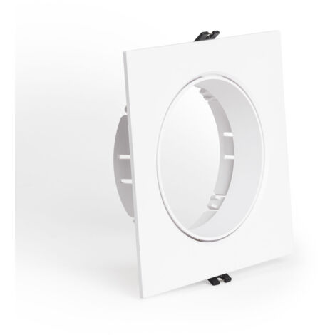 Downlight-Ring Einbau Eckig Schwenkbar für GU10 AR111 LED-Glühbirne ...