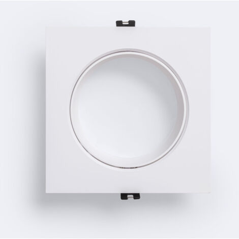 Downlight-Ring Einbau Eckig Schwenkbar für GU10 AR111 LED-Glühbirne ...