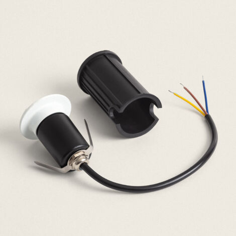 LED-Bodeneinbauleuchte Außen 1W Letso 4L Weiss 2700K Warmweiß