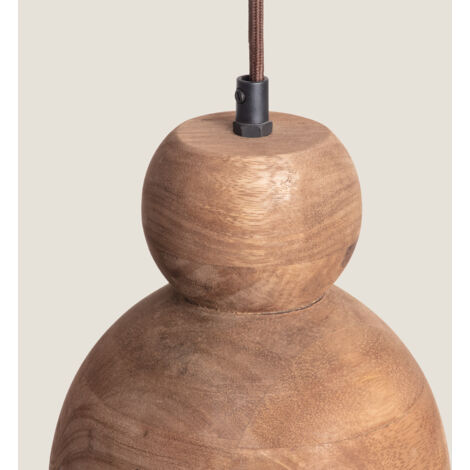 Pendelleuchte aus Holz Dallas II Natürlich