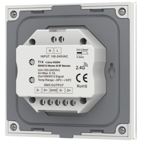 Dimmer Master DMX Touch RGBW 4 Zonen RGBW