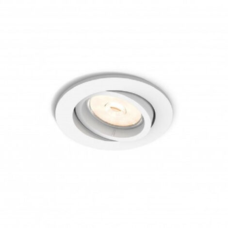 Downlight Einbaustrahler Rund PHILIPS Donegal Schnitt Ø70 mm Weiß