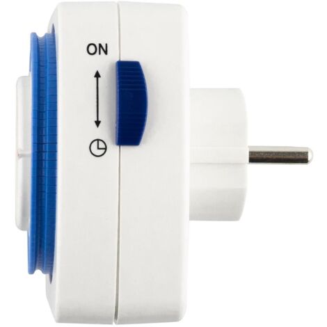 Zeitschaltuhr Analog Kompakt mit Schuko Steckdose Typ F